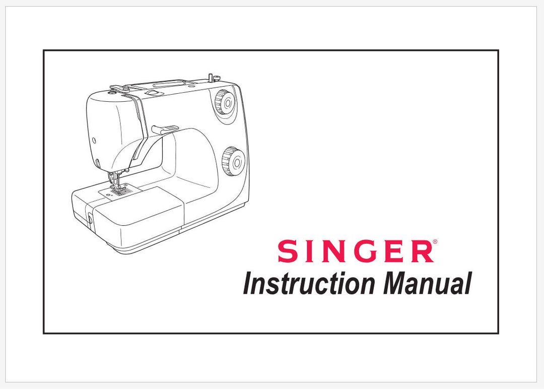 Singer 1108 and 8280 Instruction Manual Operator's Manual - Etsy