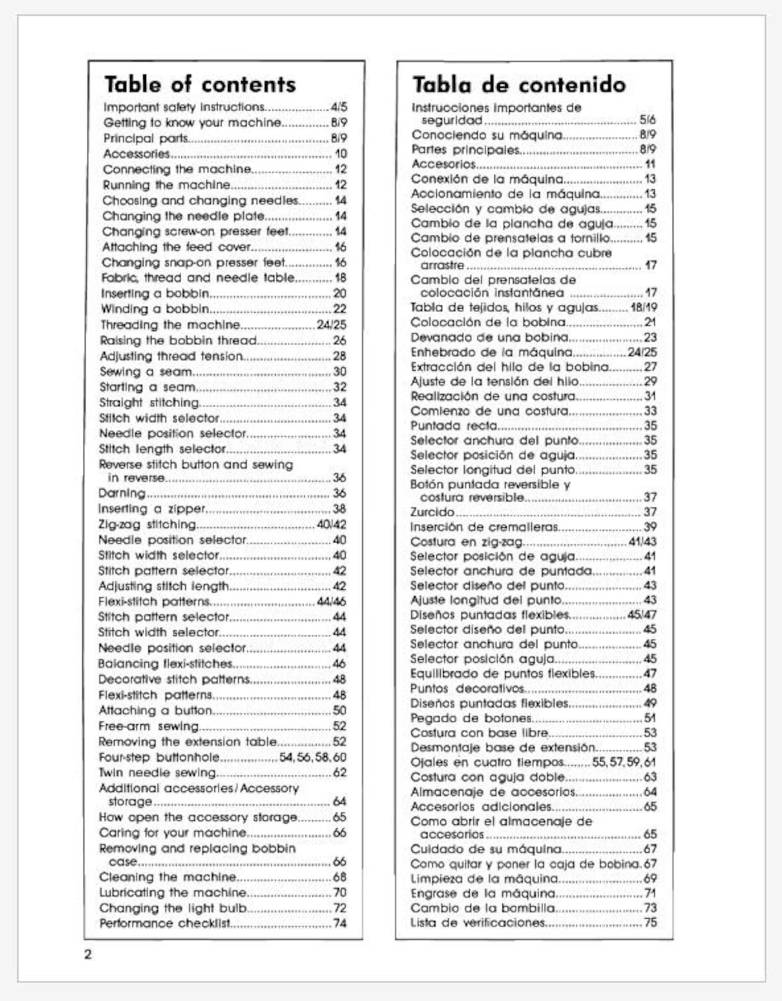 Singer CM17, FM17, FM22, 5825 and 5830 Operation Instruction Manual PDF ...