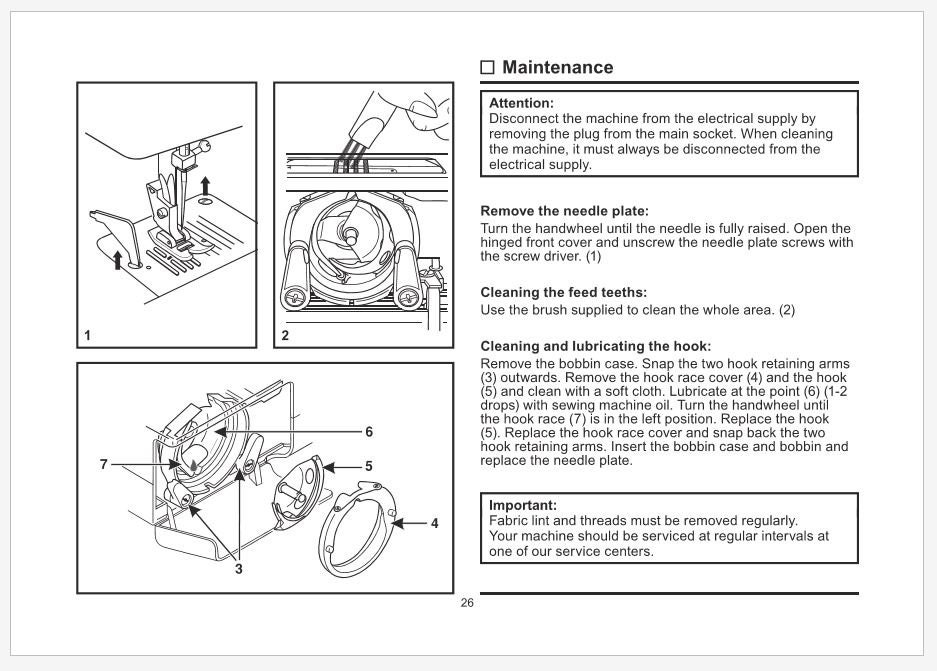 Singer M2600 and M2605 Instruction Manual Instant Download - Etsy