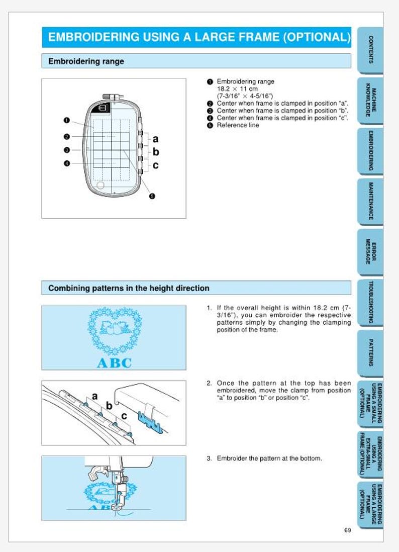 Brother PE150 or PE-150 Operation Instruction Manual Instant Download ...