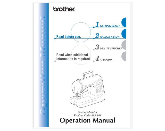 Brother Bicor VX1005 Sewing Machine Instruction Manual PDF Download ...
