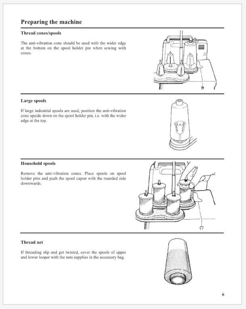Bernina Bernette Funlock 004 and 004D Serger Sewing Machine Instruction ...