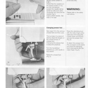 Bernina 1001 Sewing Machine Instruction Manual Users Guide PDF Instant ...