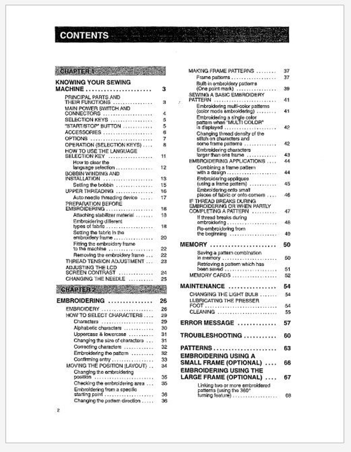 Bernina BERNETTE DECO 500 Owner's Instruction Manual PDF Instant ...