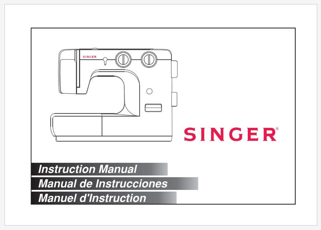 Singer Model 1525 Instruction Manual Operator's Manual - Etsy