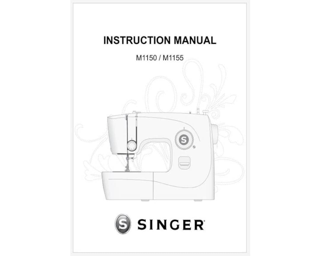 Singer M1150 and M1155 Instruction Manual Instant Download - Etsy