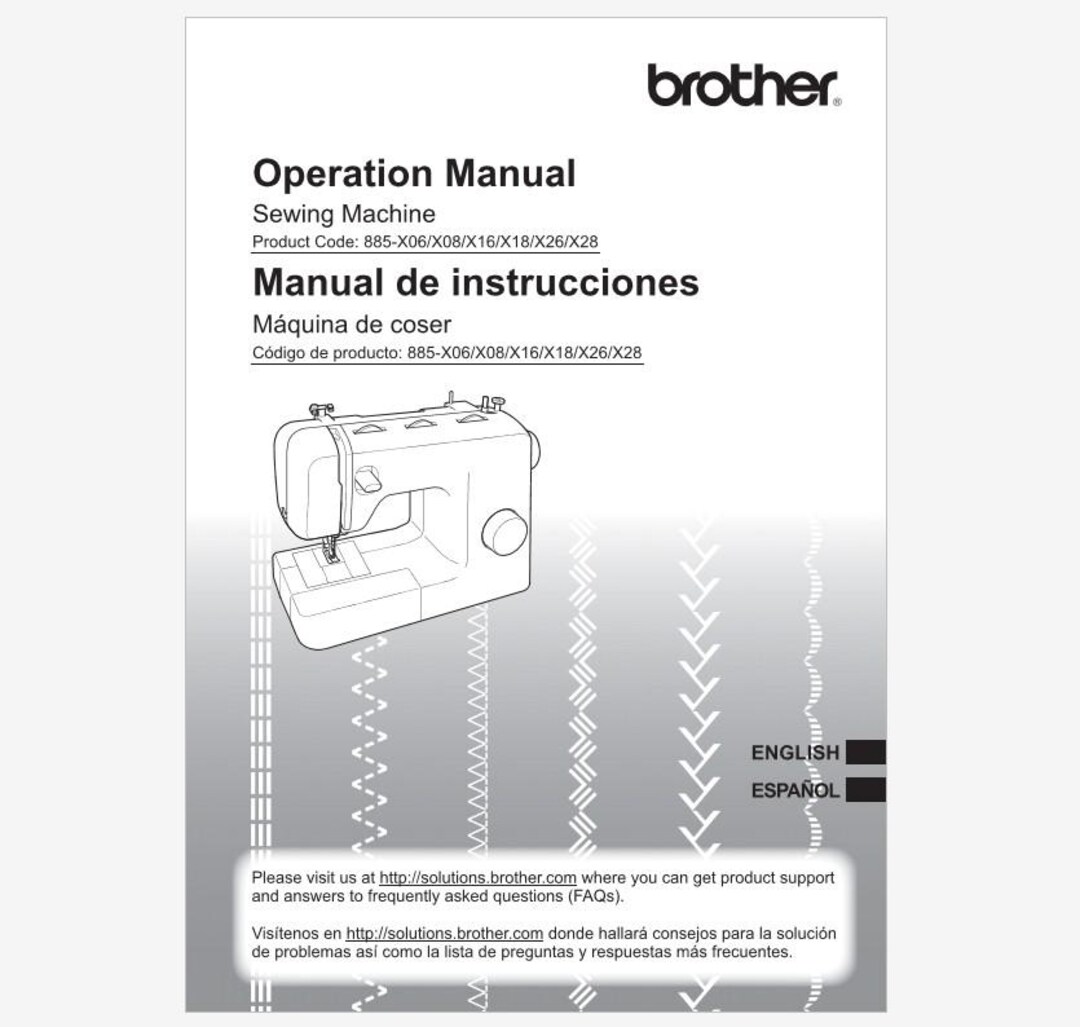 Brother BM-3850 BM3850 Operation Instruction Manual Instant Download - Etsy