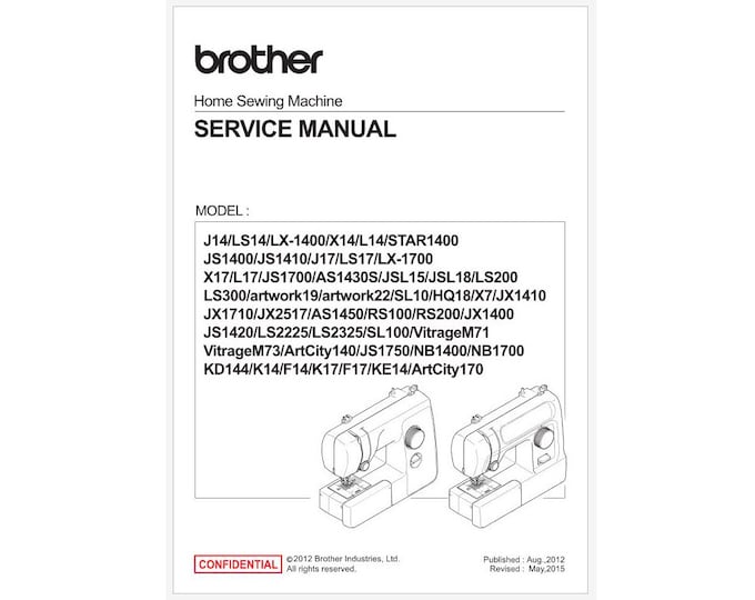 Brother Galaxie 171 Sewing Machine Instruction Manual PDF Download ...