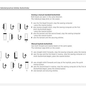 Bernina Activa 220, Activa 230 and Activa 240 Operation Instruction ...