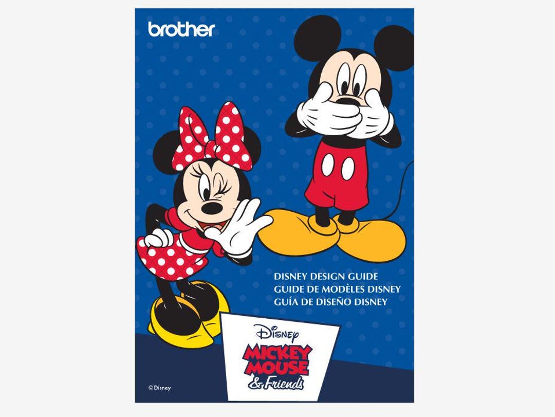 Brother XV8550D Disney Design Guide Embroidery Guide Manual Instant ...