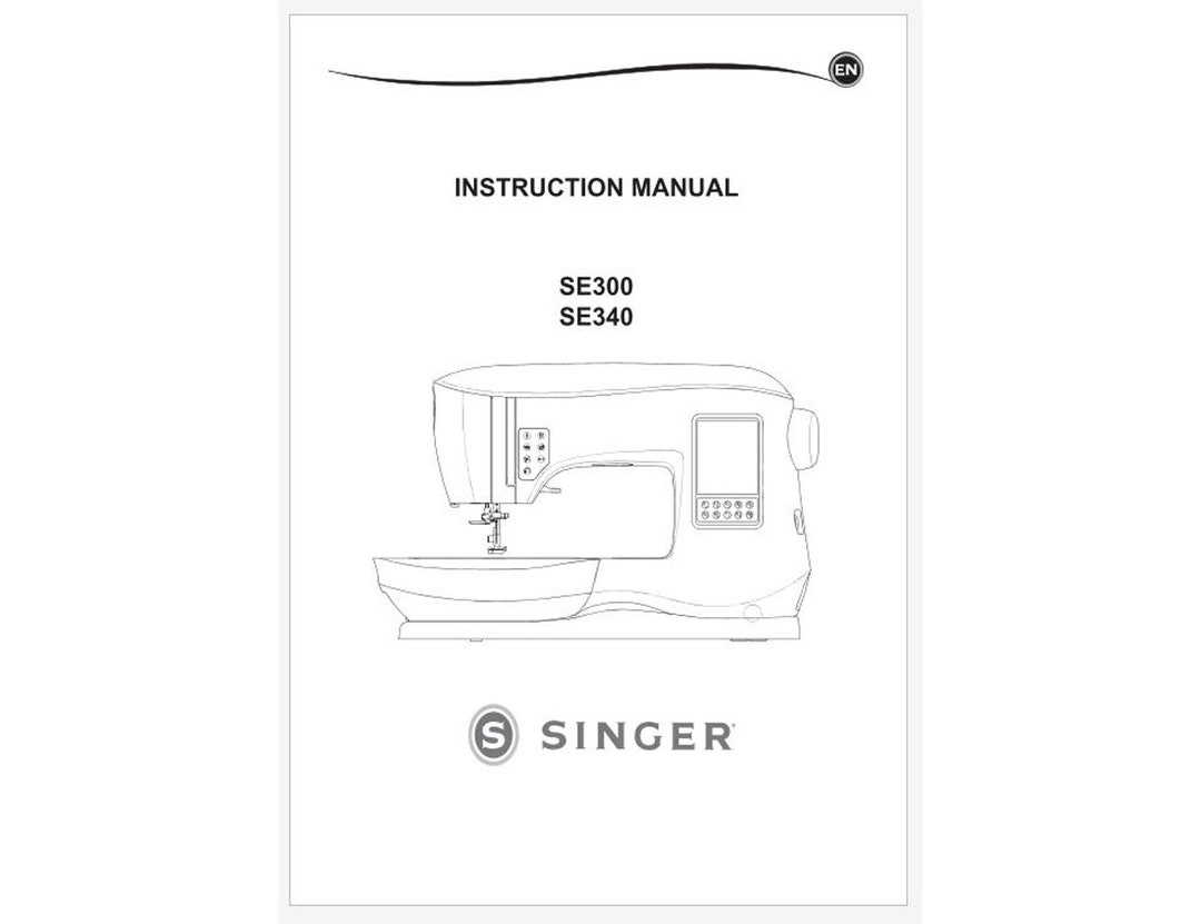 Singer Legacy SE300 and SE340 Instruction Manual PDF - Etsy