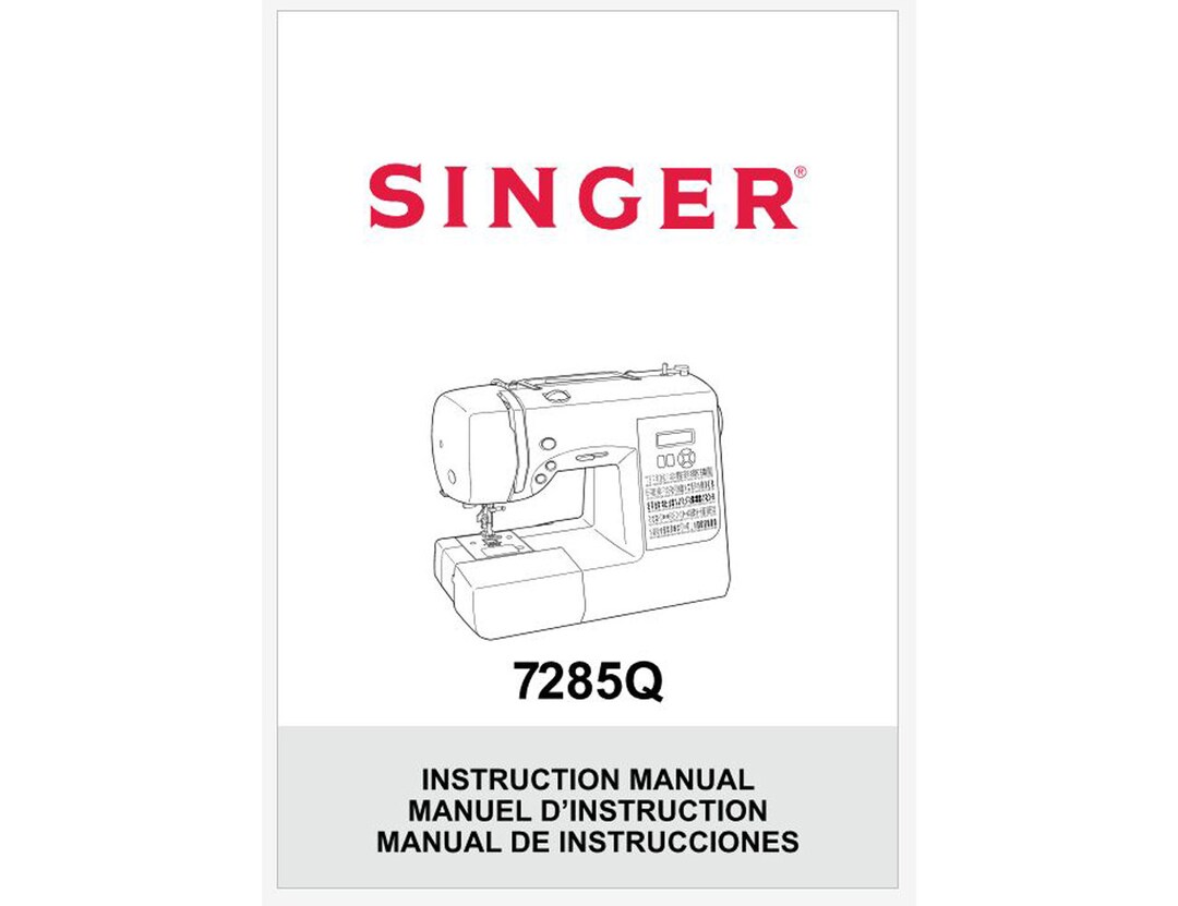 Singer Patchwork 7285Q Instruction Manual Owner's Manual - Etsy