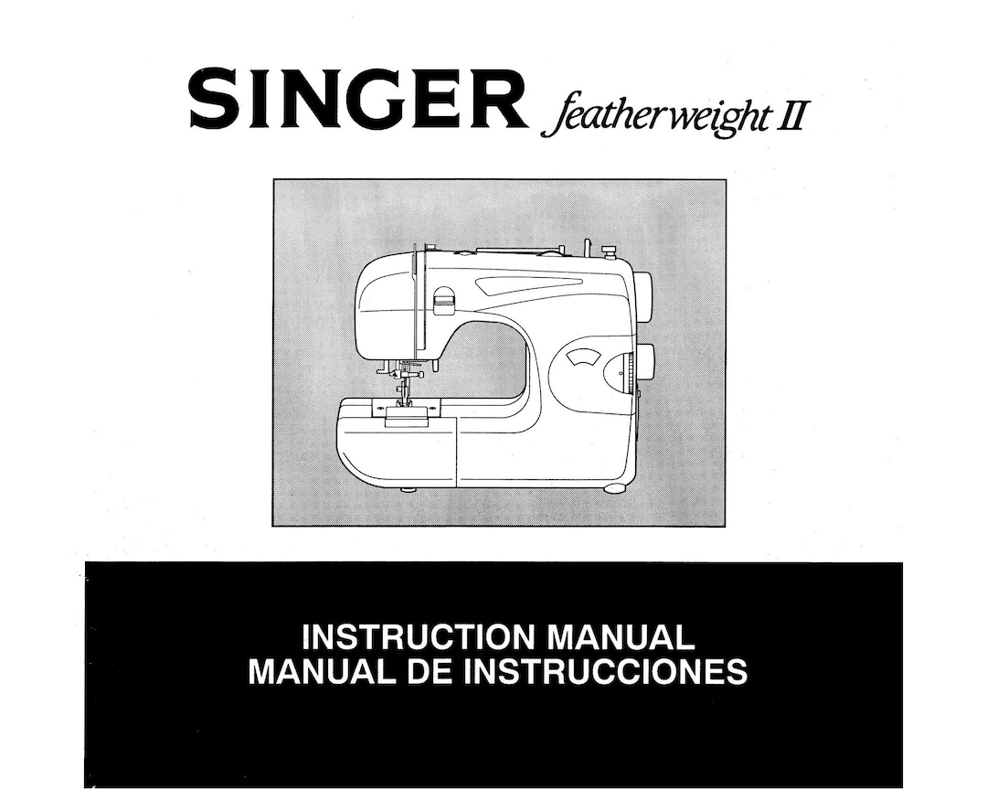 Singer Featherweight II 117 Instruction Manual Users Guide PDF - Etsy