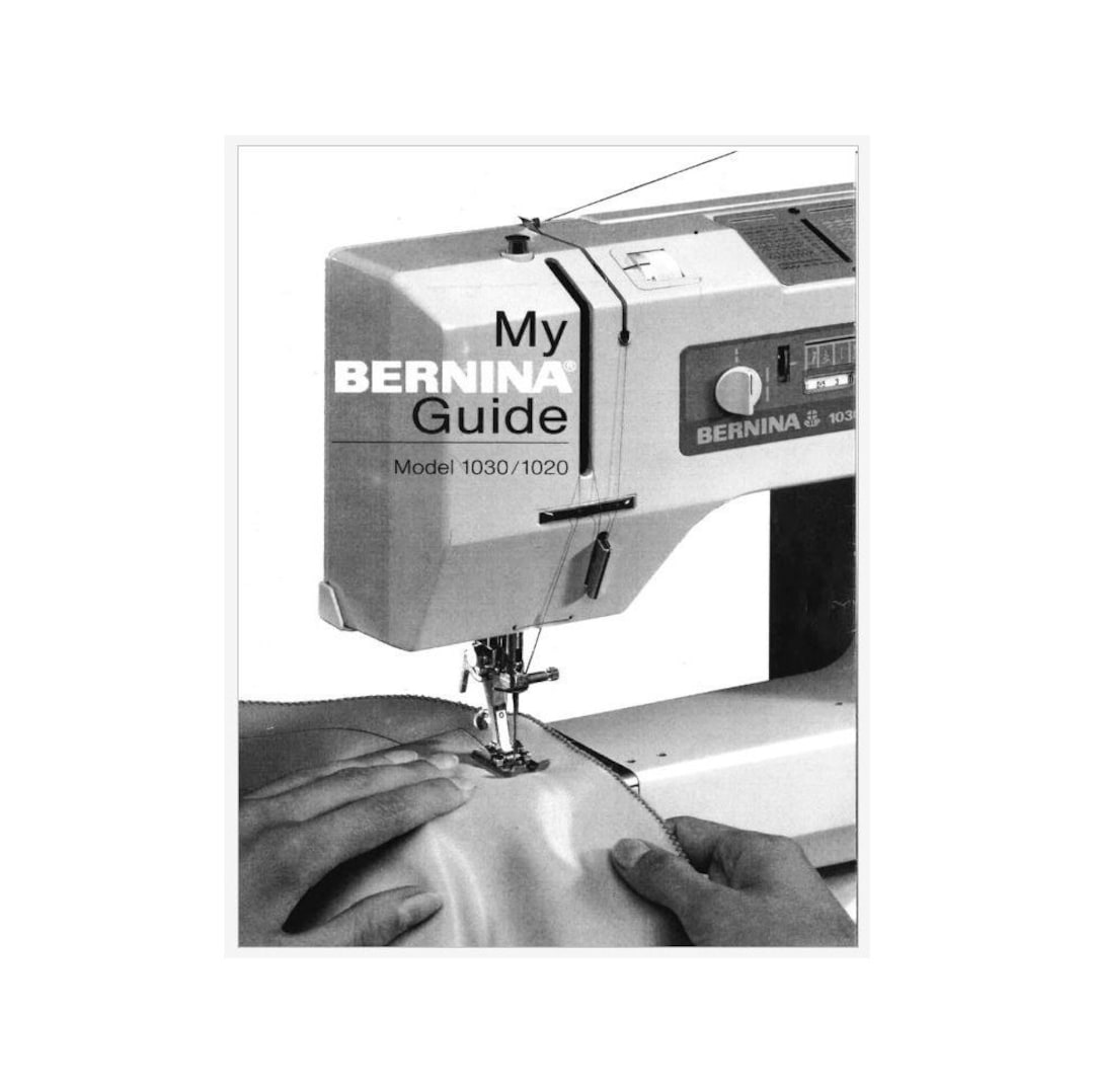 Bernina 1020 and 1030 Instruction Manual PDF Instant Download - Etsy