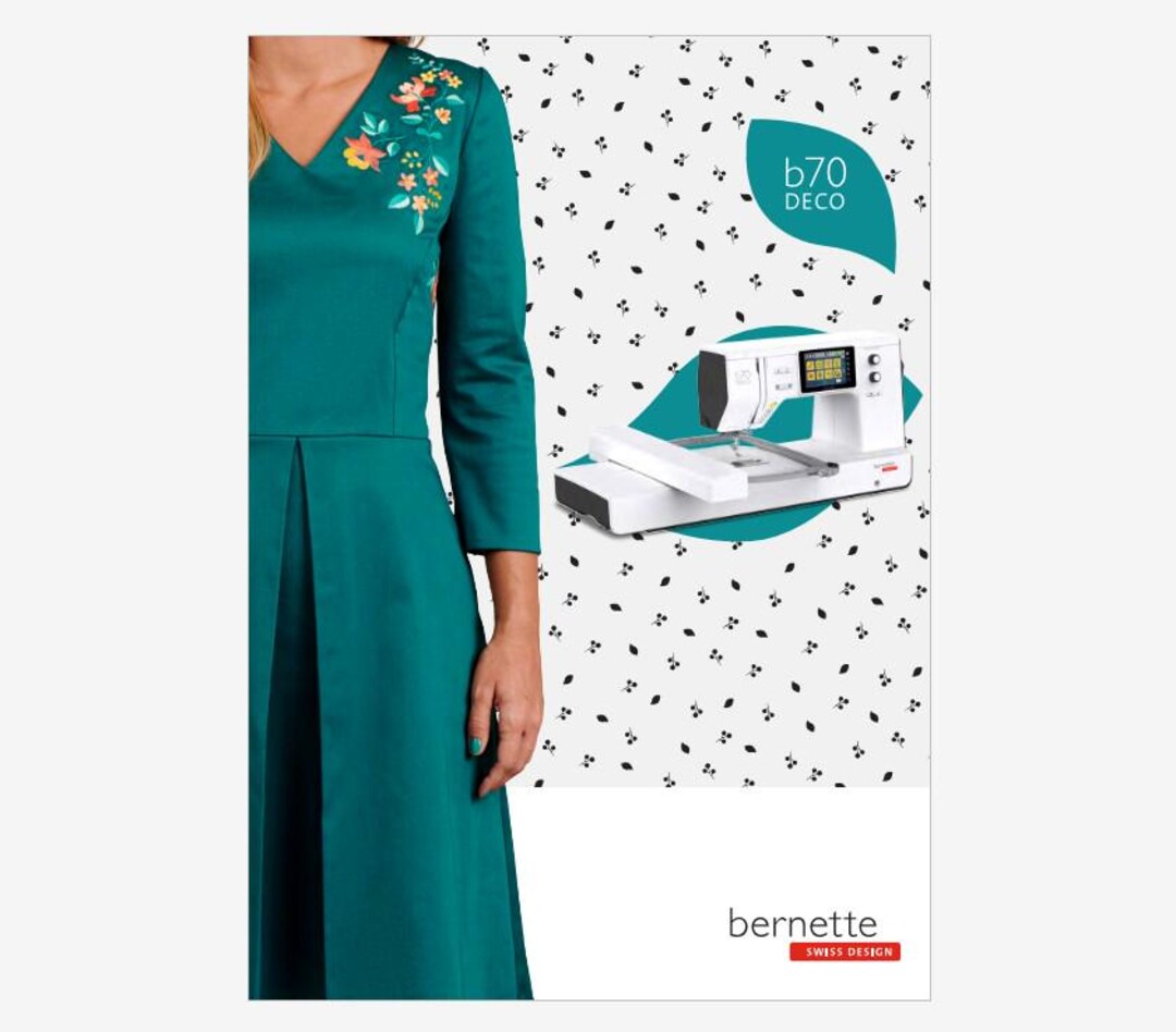 Bernina Bernette B70 Deco Operation Instruction Manual PDF Instant ...