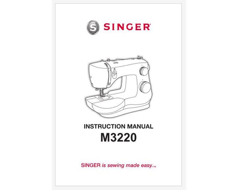 Singer Model M3220 Operation Instruction Manual PDF - Etsy