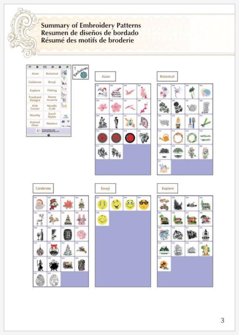 Baby Lock Meridian 2 BLMA2 Embroidery Design Guide Manual PDF Instant ...