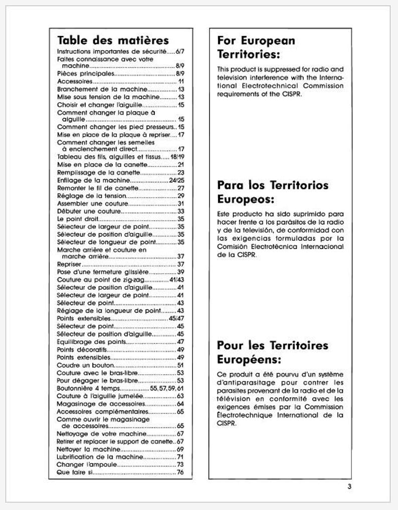 Singer CM17, FM17, FM22, 5825 and 5830 Operation Instruction Manual PDF ...