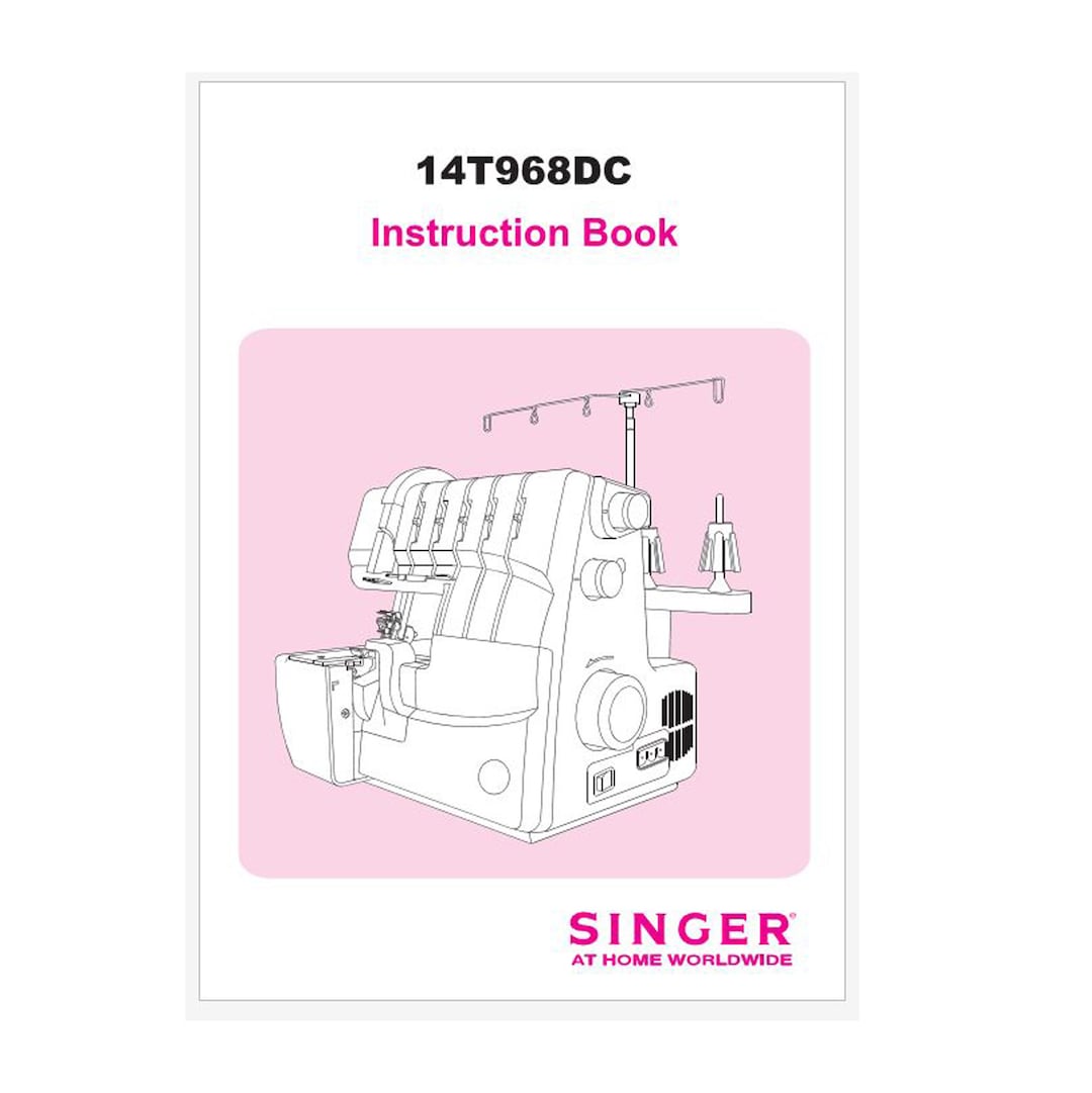 Singer 14T968DC Professional 5 Coverstitch Serger Instruction Manual ...