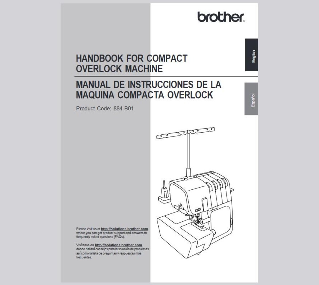 Brother 5234PRW Overlock Operation Instruction Manual Instant Download ...