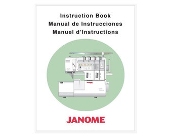 Janome DC5100 Sewing Machine Instruction Manual User Manual - Etsy