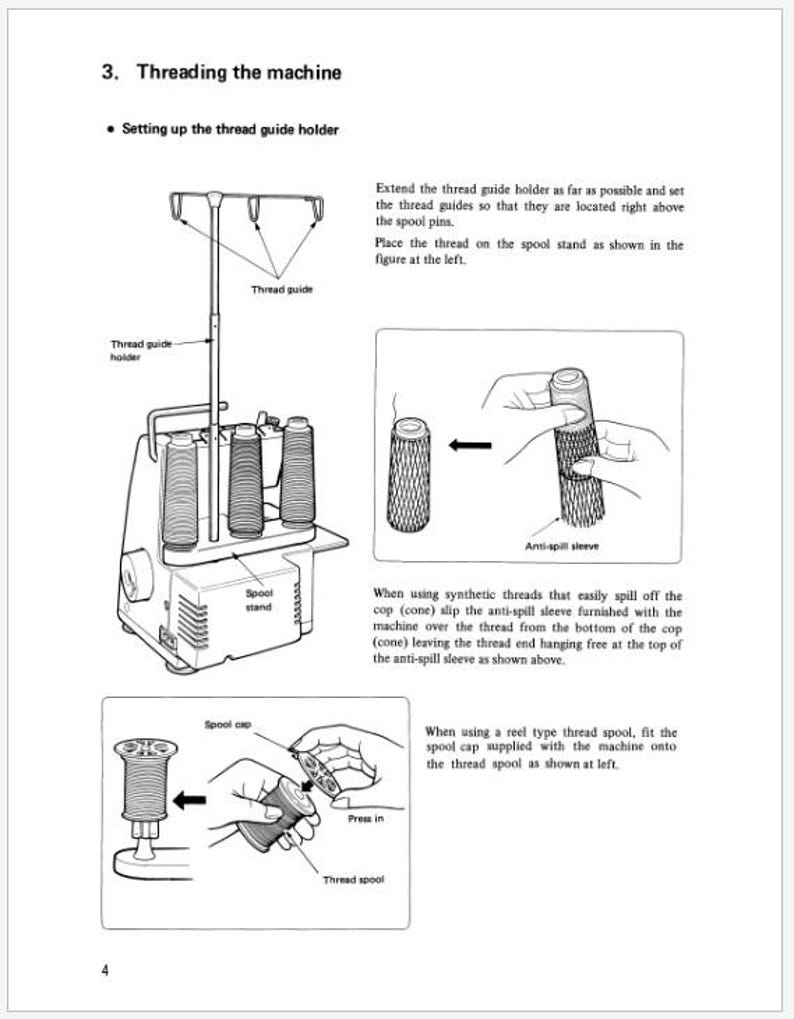 Manual de instrucciones de funcionamiento de Singer Professional 14U12 ...