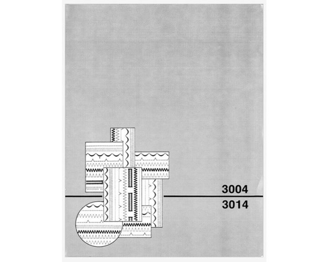 Singer Models 3004 and 3014 Operation Instruction Manual PDF - Etsy