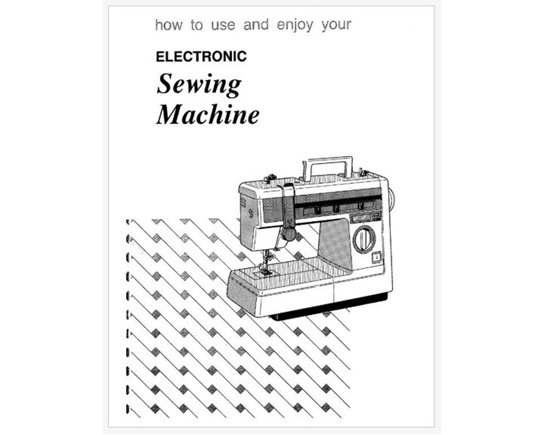 Brother VX-940 and VX-950 Instruction Manual Instant Download - Etsy