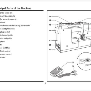Singer HD6380M Heavy Duty Operation Instruction Manual Owner's Manual ...