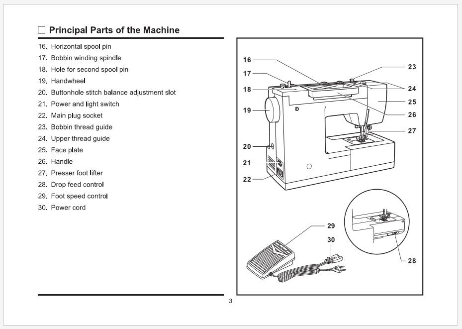 Singer HD6380M Heavy Duty Operation Instruction Manual Owner's Manual ...