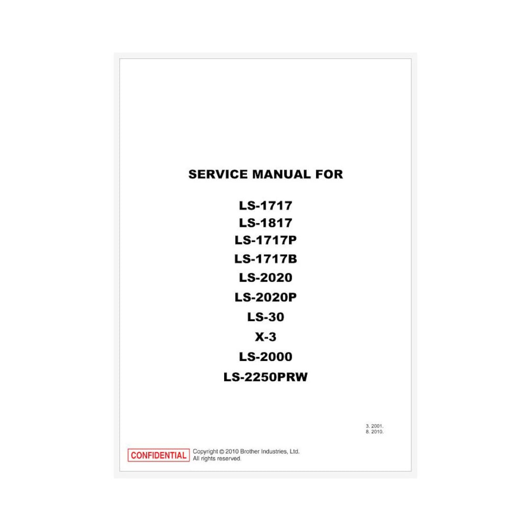 Brother LS2000 and LS2250PRW Electric Sewing Machine Adjustment and ...