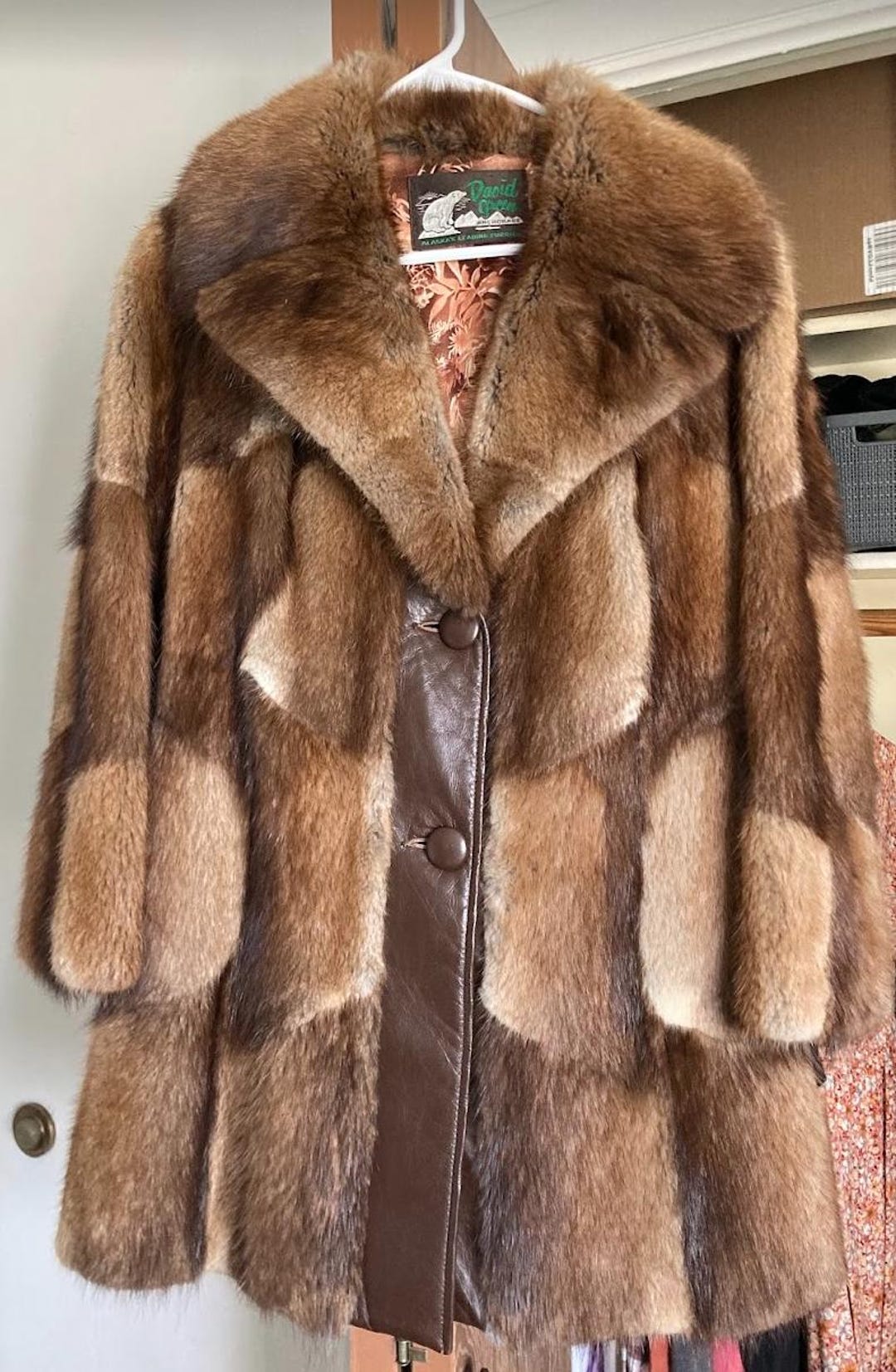 David Green Master Alaska Furrier Custom Made Womens Vintage Real Fur ...
