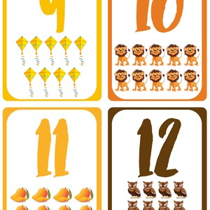 Kids Flash Cards | Counting Cards | Educational Learning Tool | Number ...
