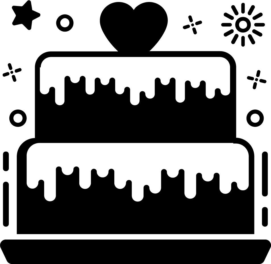 Cake SVG Bundle Birthday Clipart Cameo Design Cut Files - Etsy