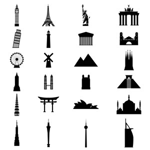 Worlds Landmarks SVG Bundle | Cricut Files | .ai Pdf EPS PNG Dfx Svg ...