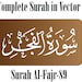 Sure Al Fajr 89 سورة الفجر Volle Sure in Pdf, SVG, EPS, Druckbarer ...
