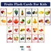Printable Fruit Flash Cards | Educational Game (PDF & JPG) - Etsy