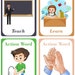 Action Words Flash Cards for Kids - Educational Flashcards for Learning ...