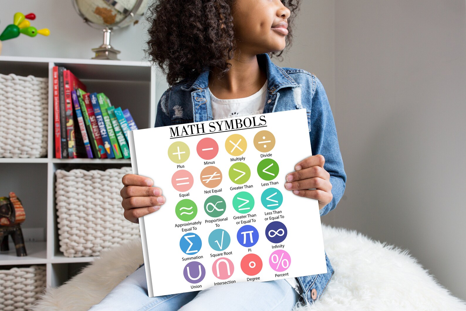 Math Symbol Poster for Kids Digital Download PDF JPG - Etsy