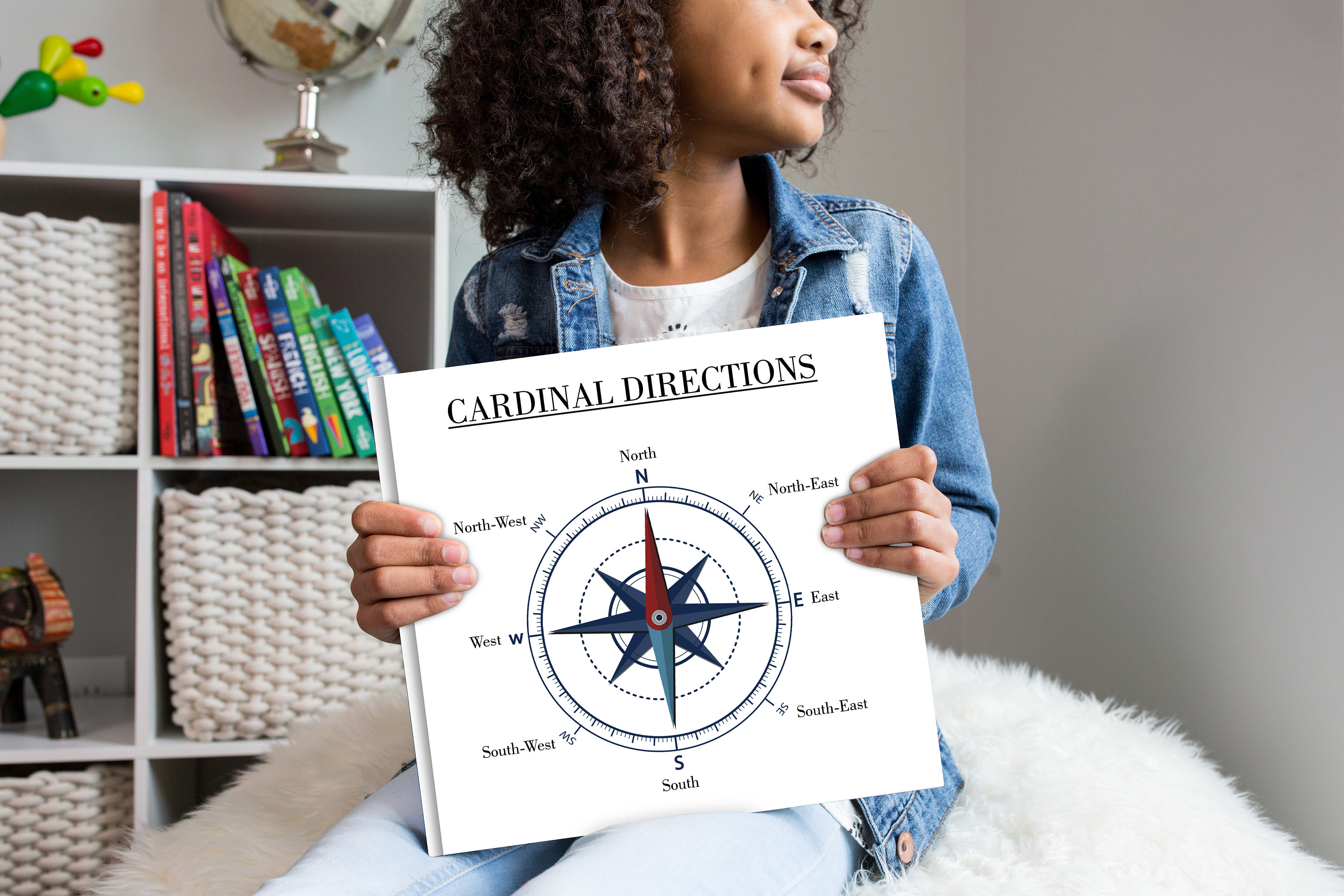 Cardinal Directions Posters for Kids Printable PDF JPG and - Etsy