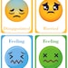 Feelings Flash Cards for Kids Educational Printable - Etsy