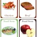 Food Flash Cards for Kids – Vegetable, Fruit and More (JPG & PDF - Etsy