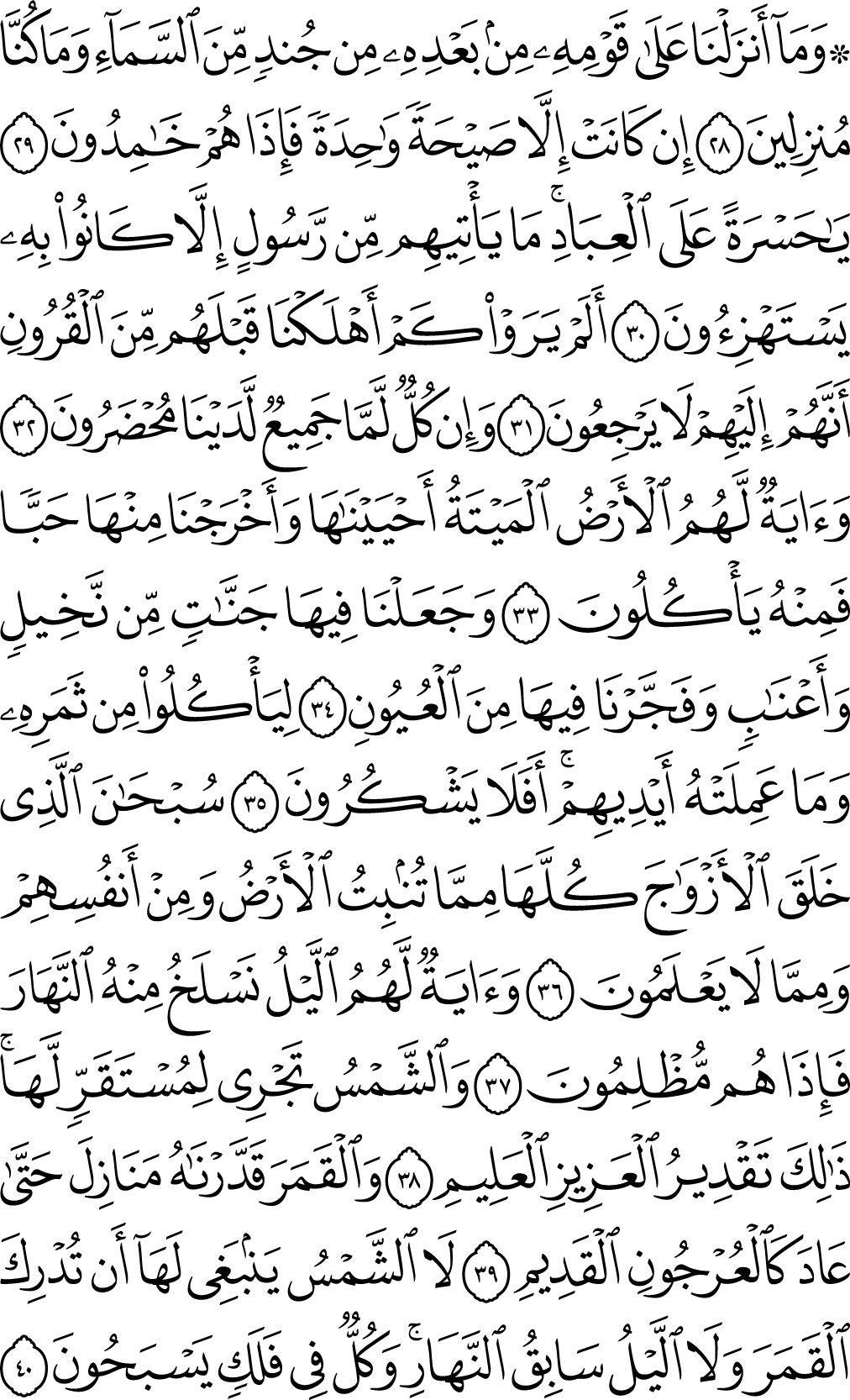 PDF Printable Surah Yaseen 36 سورۃ یس / Sura Ya Sin / Yasin SVG Png AI ...