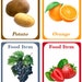 Food Flash Cards for Kids – Vegetable, Fruit and More (JPG & PDF - Etsy