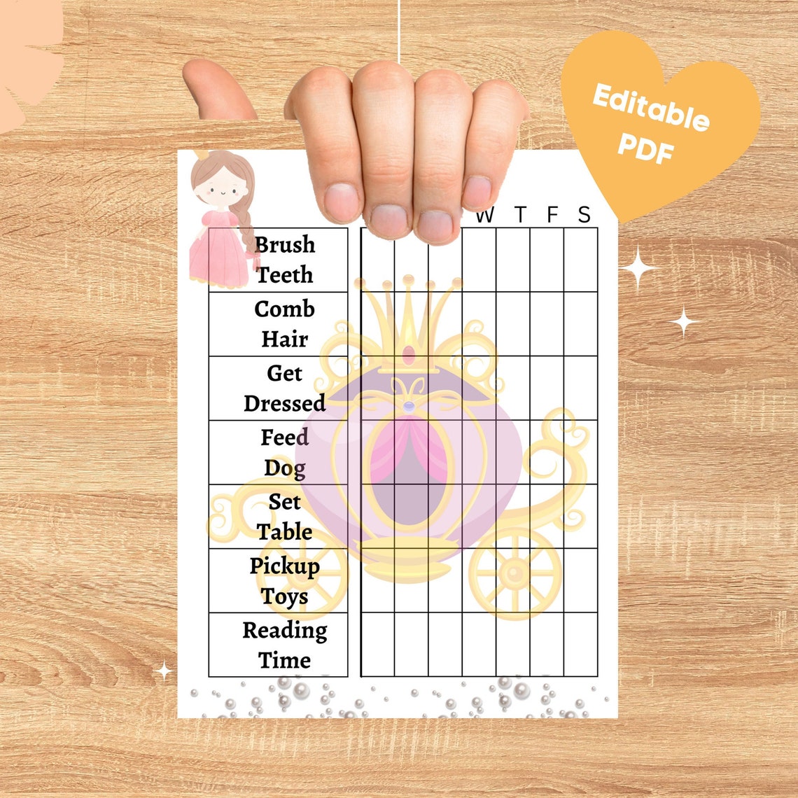 Daily Chore Chart With Rewards and Points Responsibility - Etsy