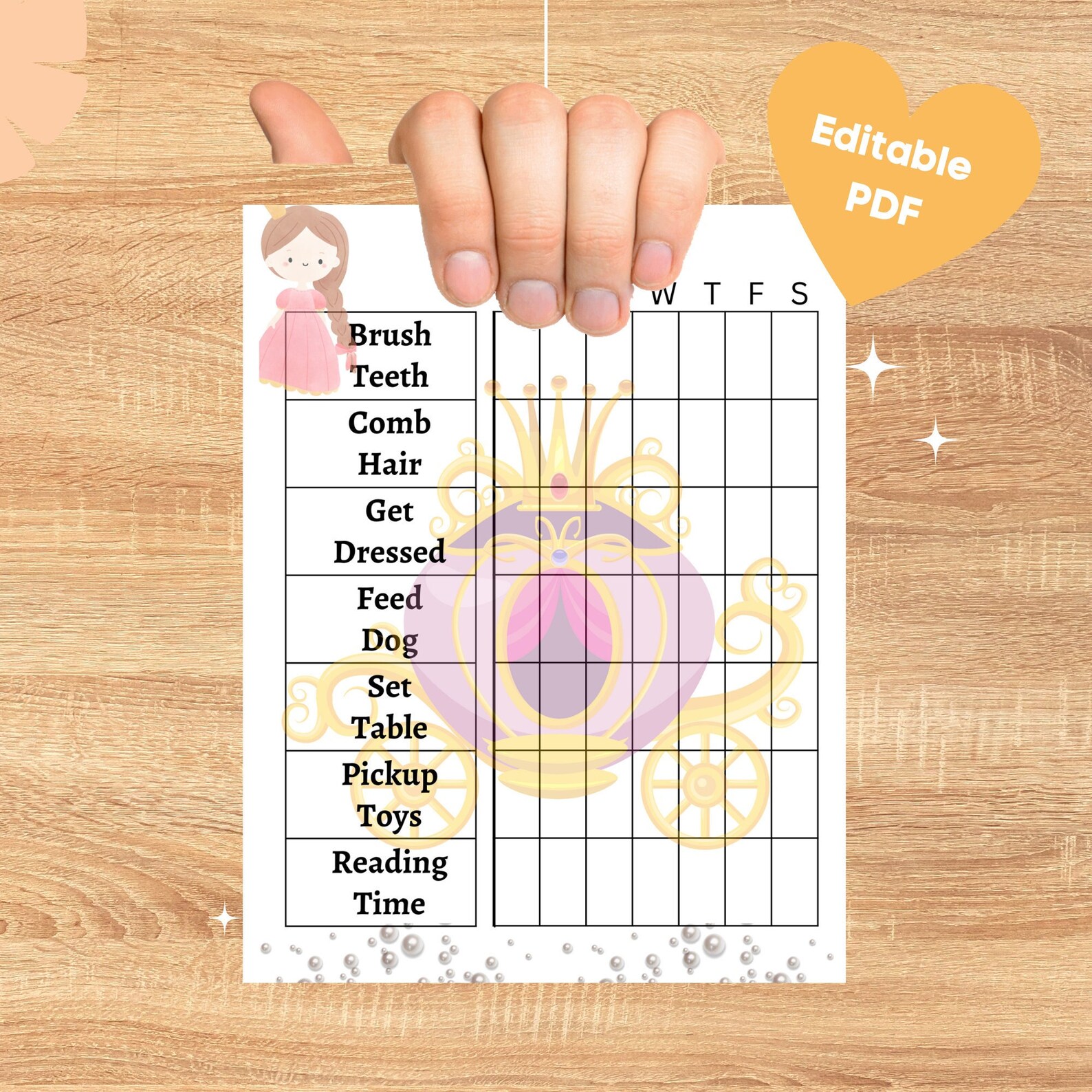 Daily Chore Chart With Rewards and Points Responsibility - Etsy