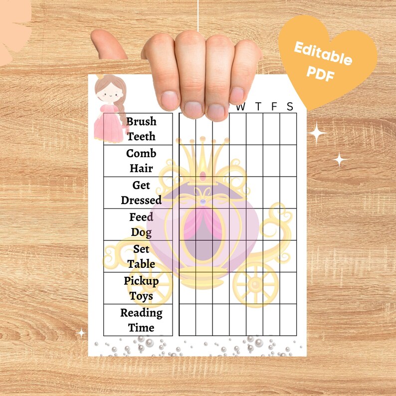 Daily Chore Chart With Rewards and Points Responsibility - Etsy