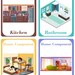 House Parts Flash Cards for Kids | Educational Printable (PDF & JPG) - Etsy