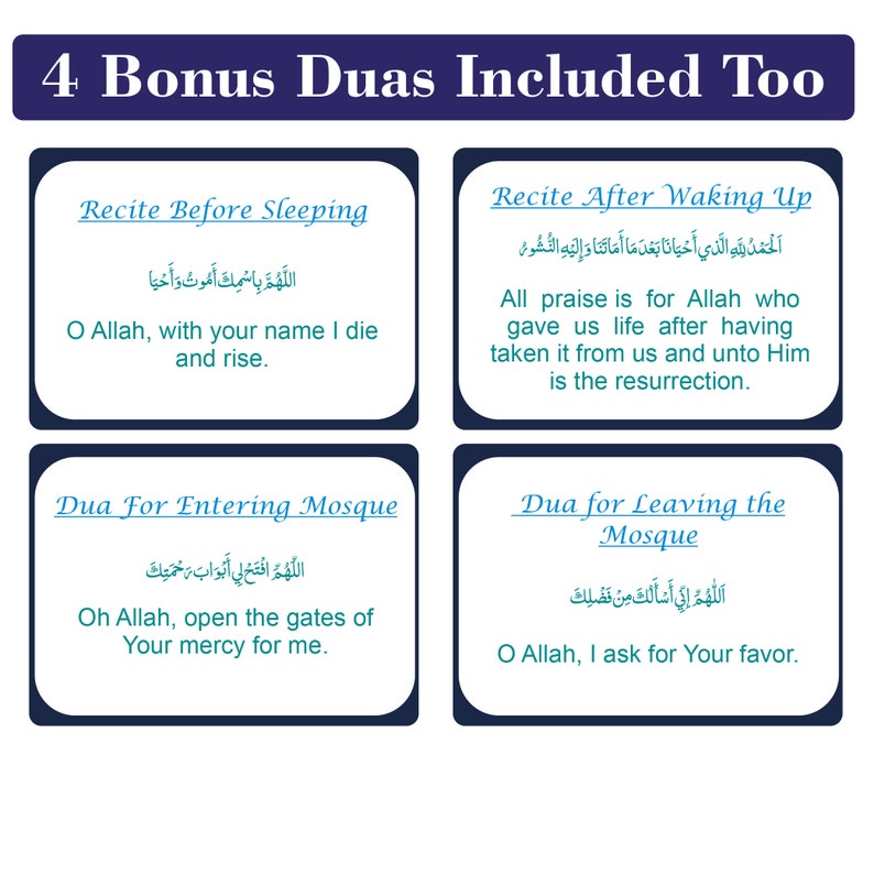 Hajj Dua Printables: Instant Download - 9 Zil Hajj Duas, Arafat Prayers ...