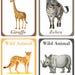 Wild Animals Flash Cards for Kids | Educational Flashcards | Safari ...